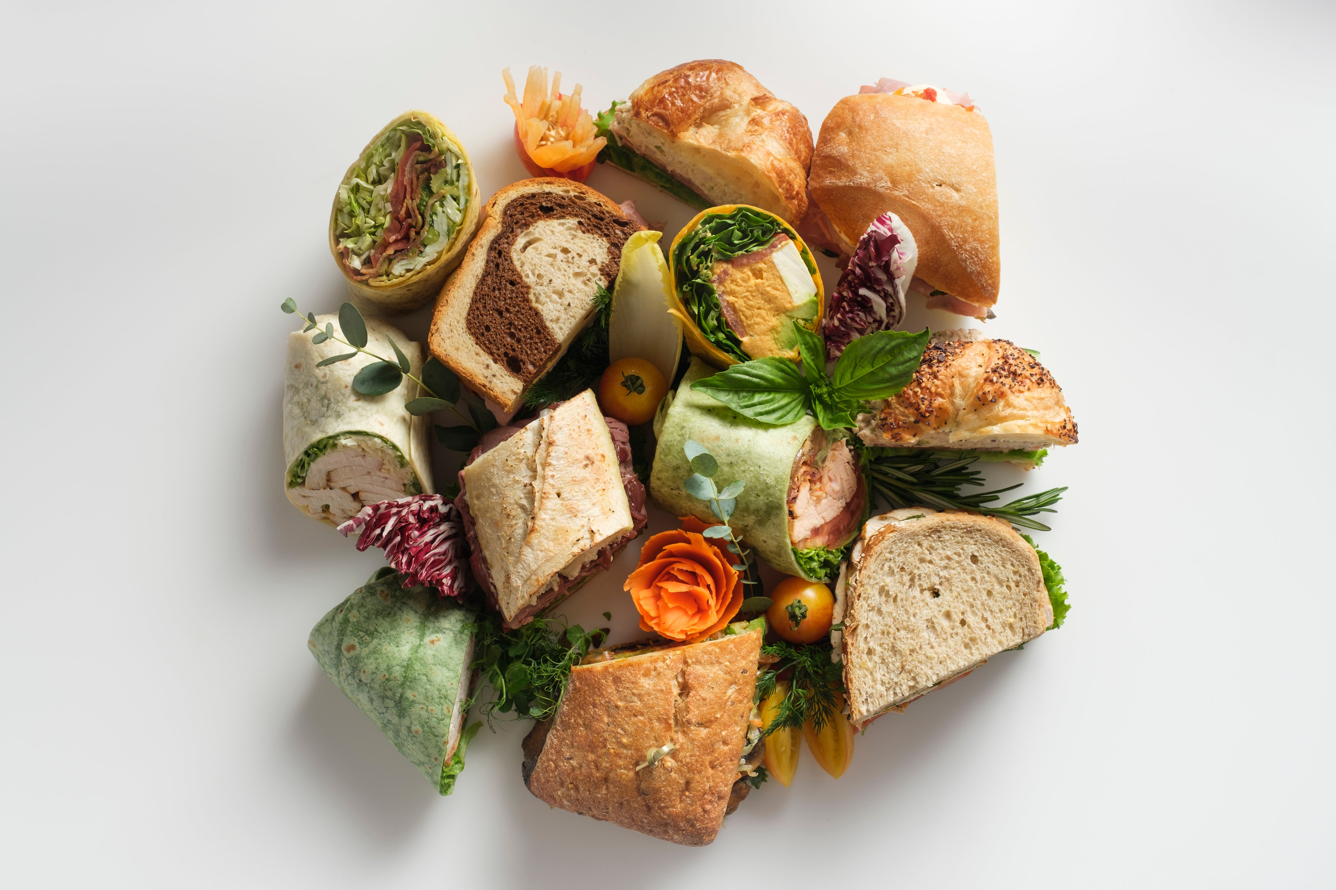 Sandwich Buffet with Homemade Cookies and Brownies – Daily Garnish